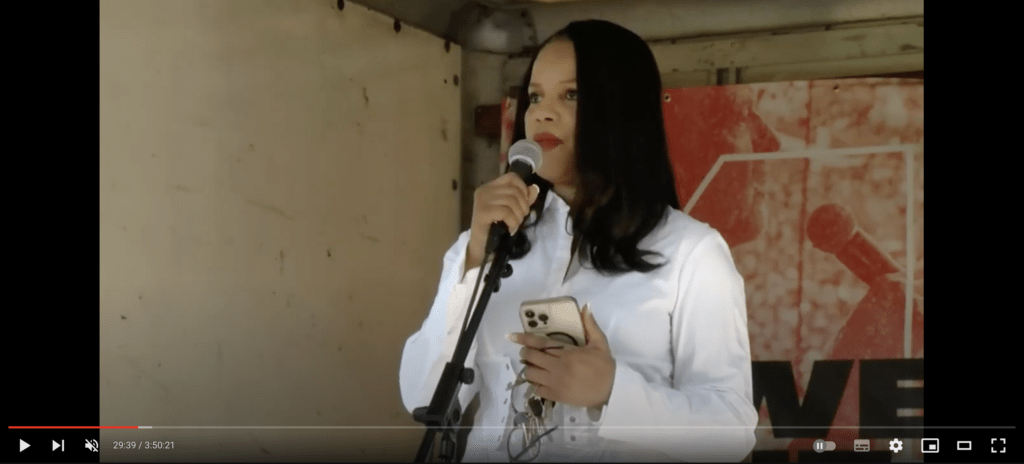 Jeremy Corbyn MP - 40th anniversary celebration - Claudia Webbe